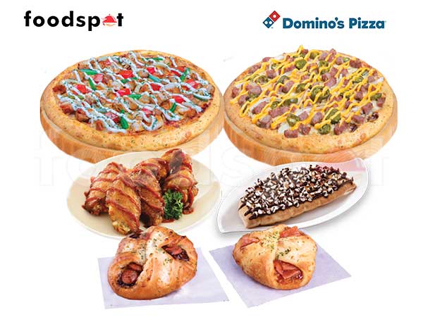 Paket Pizza Papi Duo Medium dari Domino's Pizza - foodspot